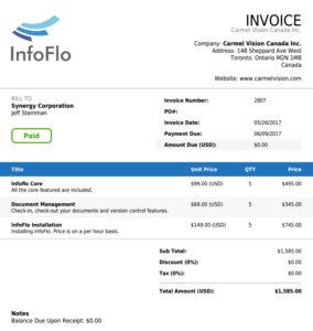 Create and Send Invoices Online - InfoFlo Pay